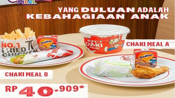Promo KFC Hari Ini Kamis, Paket Chaki Meal Bikin Anak Makin Bahagia ...