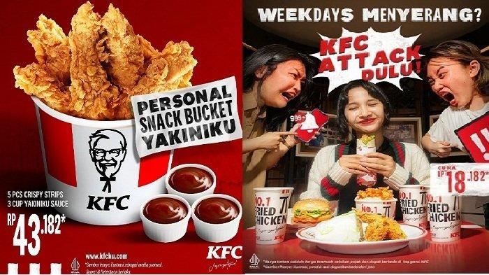 Promo KFC November 2022, Pilih Snack Bucket Yakiniku atau KFC Attack ...