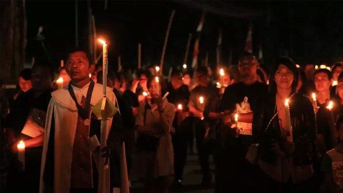 Semana Santa Larantuka, Prosesi Jumat Agung Bersama Bunda Maria Mengikuti Jalan Salib Yesus ...