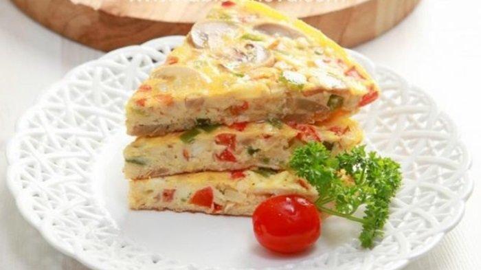 Resep Makanan, Omelet Jamur Paprika untuk 4 Porsi, Hemat Waktu Cuma 20 ...