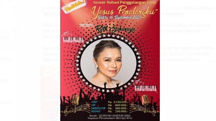 Ruth Sahanaya Hadir di Kupang untuk Nekamese, Konser Rohani - Pos ...