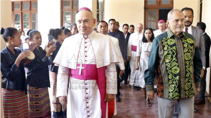 Timor Leste, Ramos Horta Terima Uskup Agung Edgar Pena Parra, Resmikan ...