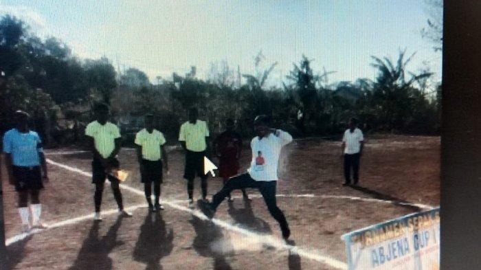 Dukung Turnamen Sepakbola Abjena Cup, Richard Riwoe Harap Prestasi ...