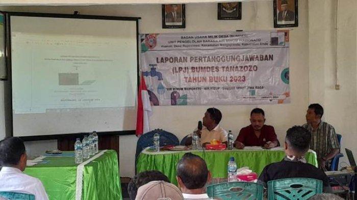 BUMDes Bersama Tanazozo Selenggarakan LPJ Tahun Buku 2023 - Pos-kupang.com