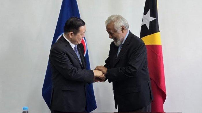 PM Timor Leste Sumringah Saat Terima Kunjungan Kehoramatan Sekjen ASEAN ...