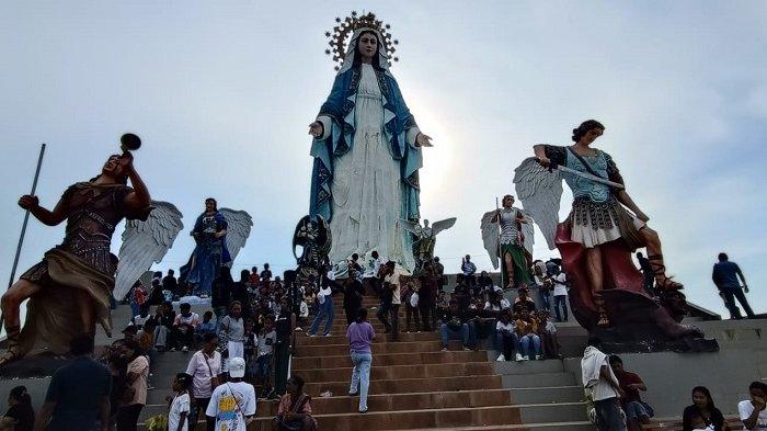 Wisata Religi Patung Bunda Maria Segala Bangsa di Belu Ramai Dikunjungi ...