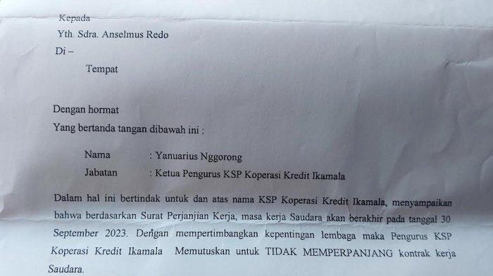 Karyawan Kopdit Ikamala di Flores Timur Merasa Dipecat Sepihak - Pos ...