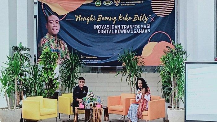 Staf Khusus Presiden Billy Mambrasar Kunjungi FEB Undana - Pos-kupang.com