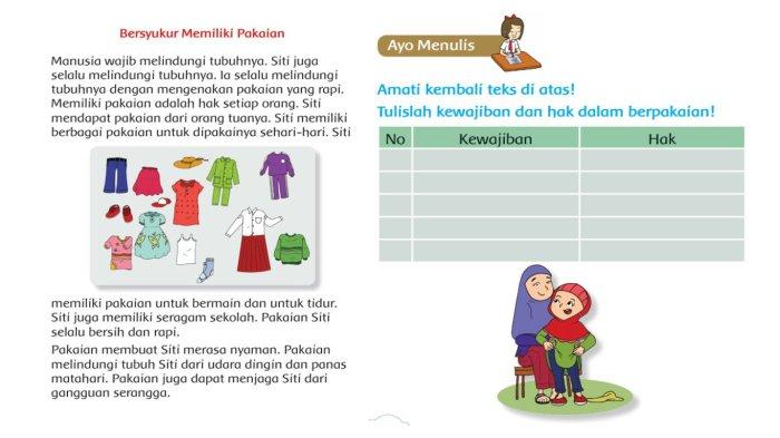 Kunci Jawaban Tema 4 Kelas 3 SD Halaman 12 Kurikulum 2013, Hak dan ...