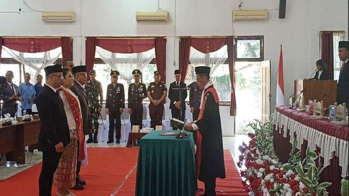 Tiga Pimpinan DPRD Belu Periode 2024-2029 Resmi Dilantik - Pos-kupang.com