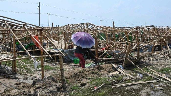 Topan Mocha Hantam Myanmar, Enam Tewas, Ratusan Luka-luka ...