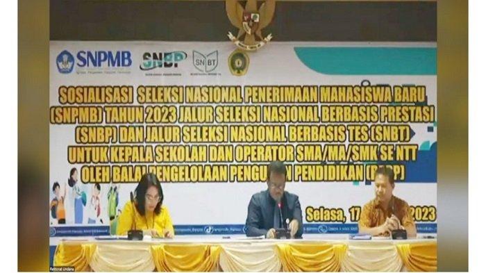 Undana Gelar Sosialisasi Seleksi Nasional Penerimaan Mahasiswa Baru Tahun 2023 - Pos-kupang.com