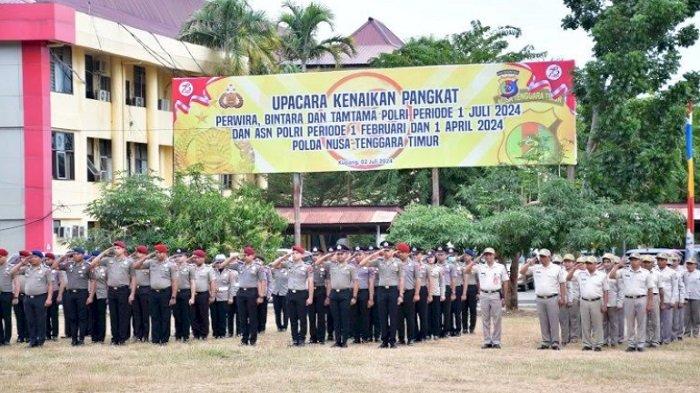 631 Anggota Polri dan ASN Polda NTT Naik Pangkat - Pos-kupang.com