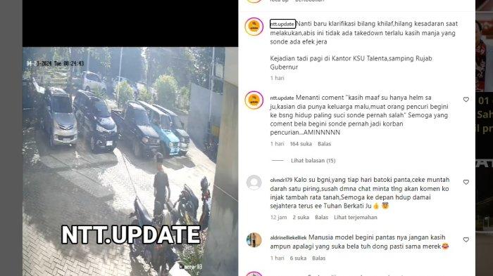 Viral Maling Helm Terekam CCTV Koperasi, Warganet Bandingakan dengan Las Vegas - Pos-kupang.com