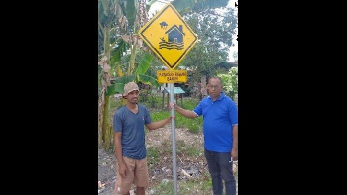 Siaga Bencana, Warga Naibonat Pasang Rambu di Titik Rawan Banjir - Pos-kupang.com