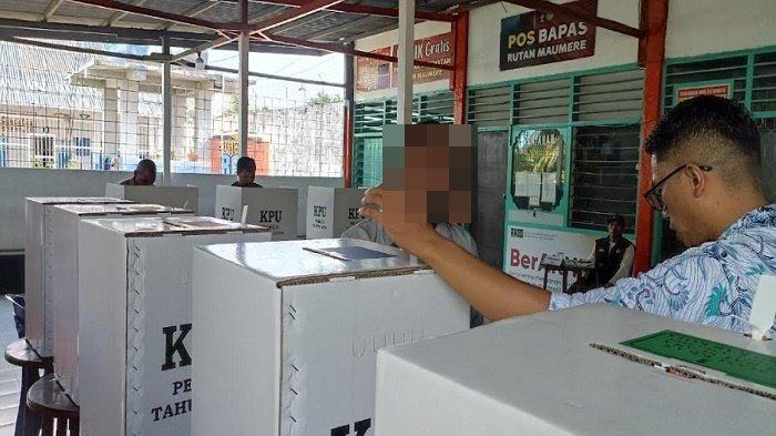 Antusias Warga Binaan Rutan Maumere Nyoblos Pemilu 2024 Di Tps Khusus
