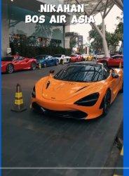 Berita Viral Anak Bos Air Asia Nikah Jejeran Mobil Mewah Parkir di ...