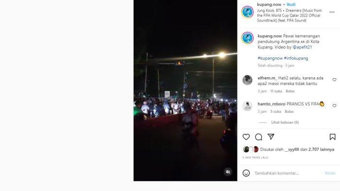 Video Viral TikTok, Pawai Kemenangan Pendukung Argentina Usai Bekuk Prancis Final Piala Dunia ...