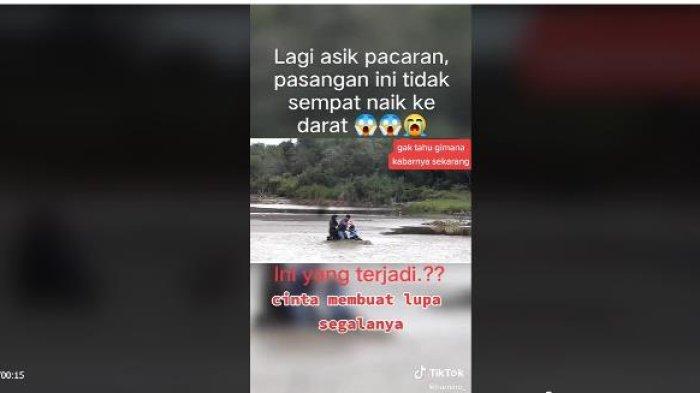 Video Viral TikTok, Sepasang Kekasih Tak Sempat Naik Darat Karena ...