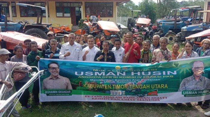 17 Kelompok Tani di Kabupaten TTU Terima Bantuan Alsintan Aspirasi dari Usman Husin - Pos-kupang.com