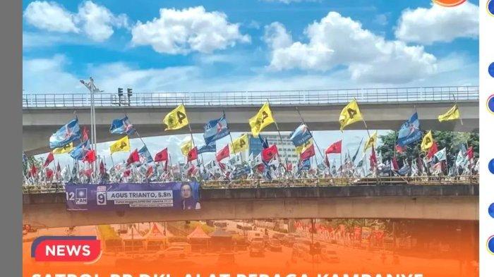 Berita Viral Satpol PP Bersihkan Bendera Parpol dan Caleg Yang Penuhi ...