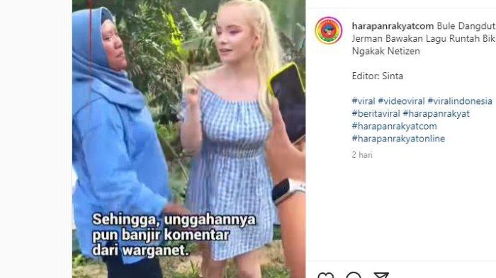 Video Viral TikTok, Ngakak, Bule Dangdut Jerman Bawakan Lagu Runtah ...