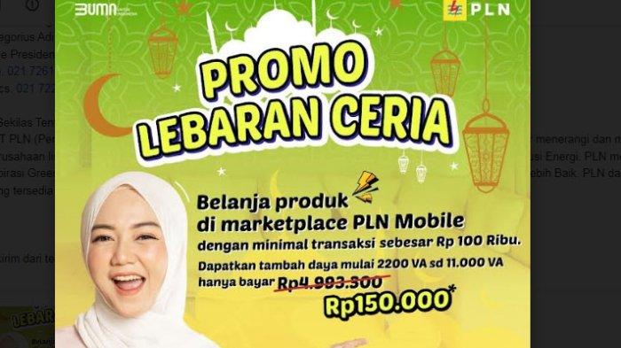 Nikmati Diskon Tambah Daya Lewat Promo Lebaran Ceria, Hanya dengan ...