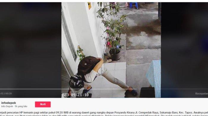 Berita Viral Aksi Pencurian Saat Penjual Buat Pesanan di Warung Dawet ... Berita Viral Aksi Pencurian Saat Penjual Buat Pesanan di Warung Dawet ...