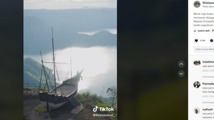 Video Viral TikTok Memandang Danau Toba dari Berbagai Sudut, Indahnya Surga Dunia - Pos-kupang.com