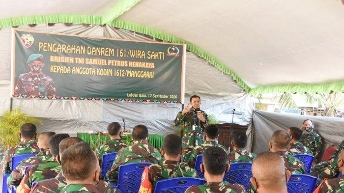 Simak Pengarahan Danrem 161/Wira Sakti kepada Anggota Kodim 1612/Manggarai - Pos-kupang.com