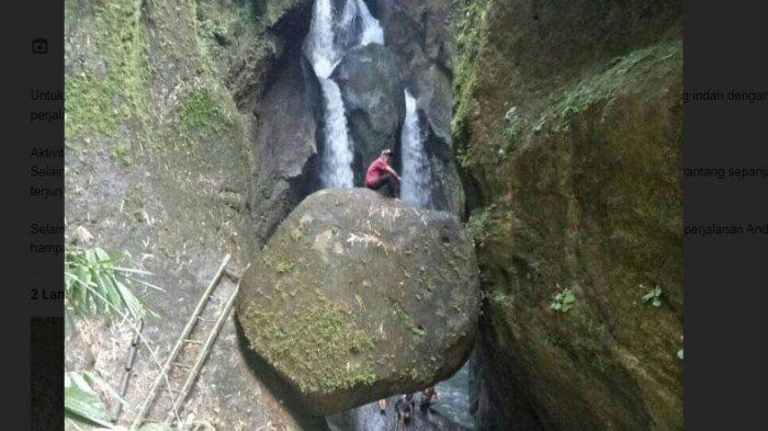 Air Terjun Kembar Gajah Menambah Daya Tarik Desa Wisata Colol ...