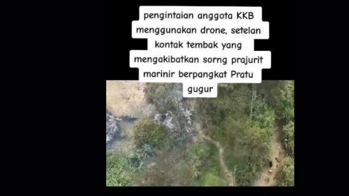 Viral Momen Pengintaian Anggota KKB Menggunakan Drone, Jaga Dekat ...