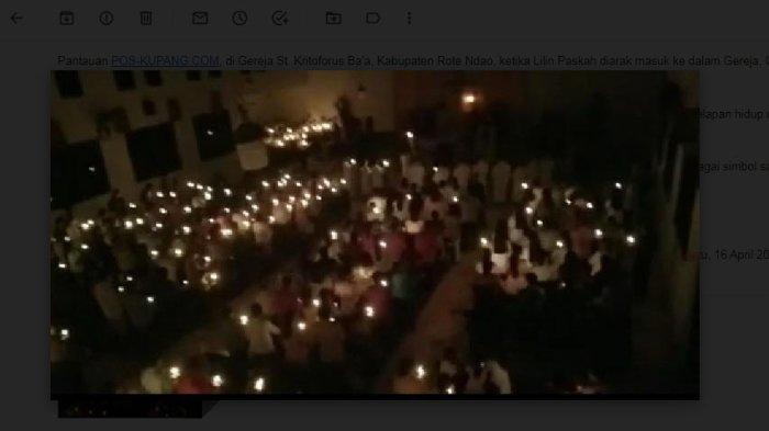 Melihat Lilin Paskah Simbol Cahaya Kristus di Gereja St. Kristoforus Ba ...