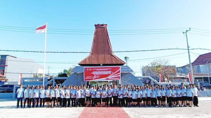 Peringati HUT Kemenkumhan, Imigrasi Kupang Penanggung Jawab Upacara Tabur Bunga di TMP Dharma ...