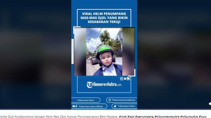 Video Viral TikTok, Helm Penumpang Mas-mas Ojol yang Bikin Kesabaran Teruji - Pos-kupang.com