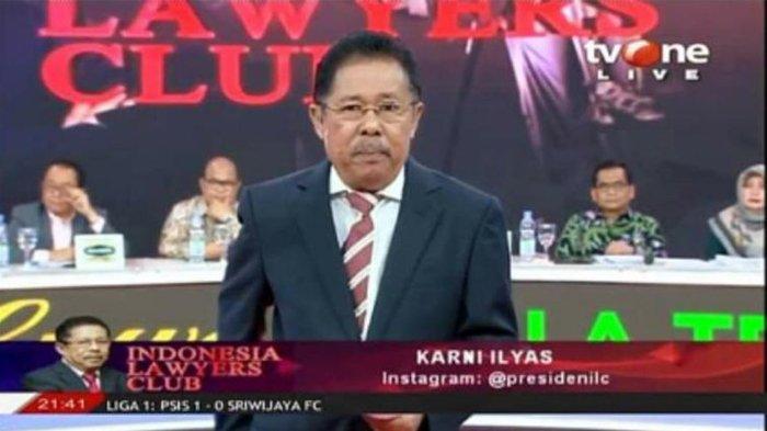 Presiden ILC TV One Karni Ilyas Sebut Luhut Pandjaitan tokoh Penting Republik di Era Presiden ...