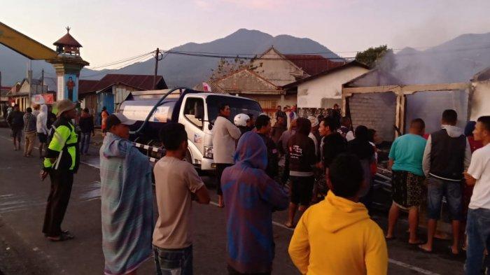 Ruteng- Manggarai, Tempat Usaha Milik Mateus di Manggarai Dilalap Jago ...