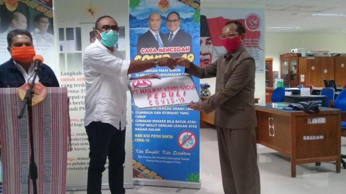 PT Hasjrat Abadi Group Serahkan Bantuan Berupa APD - Pos-kupang.com