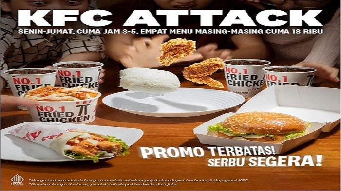 Promo KFC 6-10 Januari, KFC Attack Modal 18 Ribu Bikin Kenyang : KFC ...