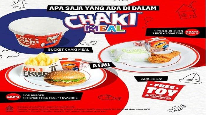 Promo KFC Spesial Si Kecil,Beli Chaki Meal Ayam KFC+Burger+Kentang ...