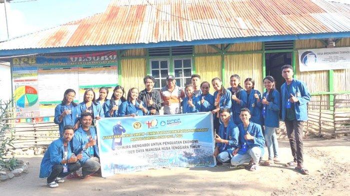 Mahasiswa Unwira Melakukan KKN-PPM di Desa Benteng Oesoko Kecamatan ...