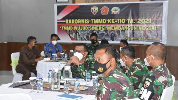 Korem 161/Wira Sakti ikut Rakornis TMMD ke 110 TA 2021 secara Virtual - Pos-kupang.com