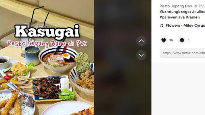 Video Viral TikTok, Ini Resto Jepang Baru di Paris Van Java Bandung ...