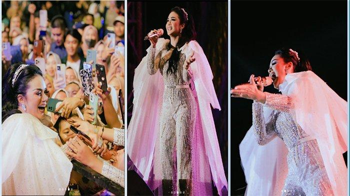 Krisdayanti Tampil Glamour Saat Konser , Natizen : The Real Diva dan Gambaran Ameena Dewasa ...