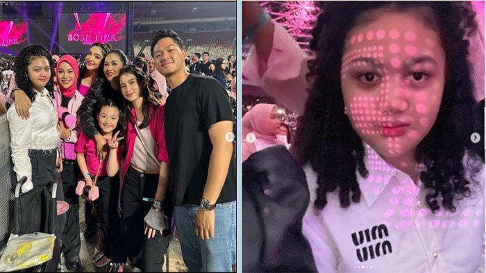 Krisdayanti & Keluarga Poses Sebelum Dimulai Konser Blak Pink di GBK ...