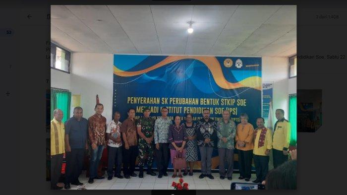 STKIP SoE Resmi Berubah Bentuk Menjadi Institut Pendidikan SoE - Pos ...
