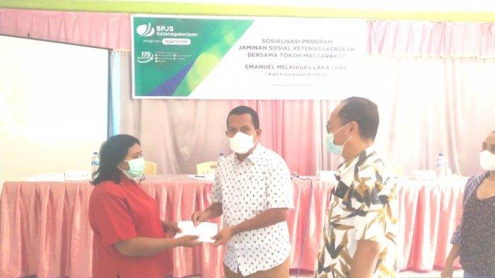 Melki Laka Lena Ajak Pekerja BPU Jadi Peserta BPJS - Pos-kupang.com Melki Laka Lena Ajak Pekerja BPU Jadi Peserta BPJS - Pos-kupang.com