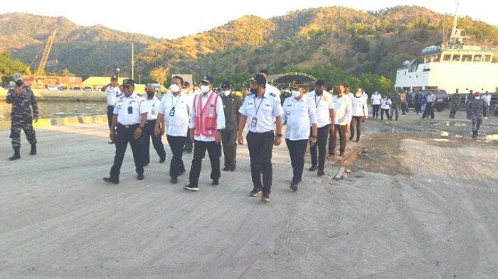 Menteri Perhubungan Tinjau Terminal Barang dan Dermaga Atapupu di ...