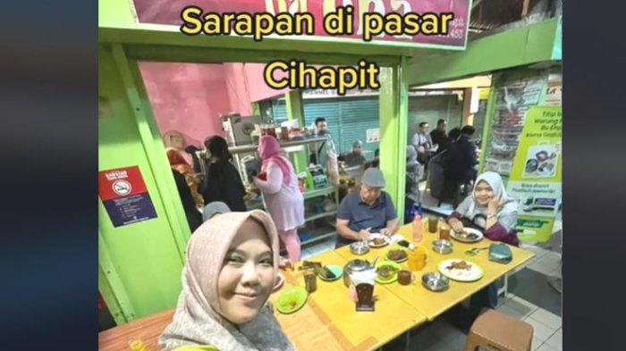 Video Viral TikTok, Warung Nasi Bu Eha Paling Legend di Pasar Cihapit ...