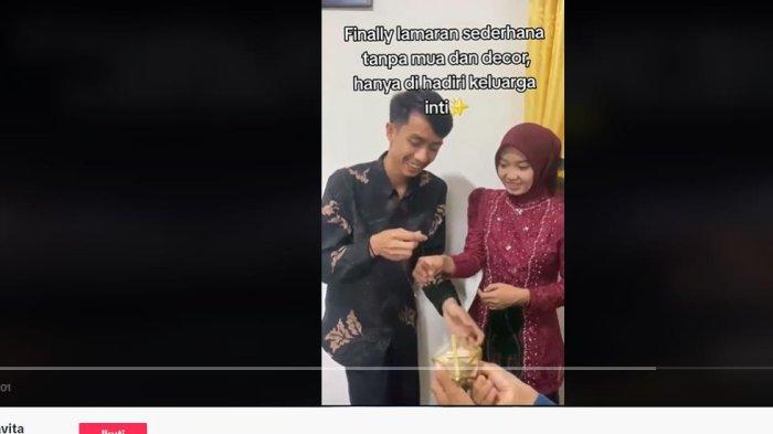 Berita Viral Lamaran pernikahan Sederhana Tanpa MUA dan Dekorasi Bikin Baper di Tangerang - Pos ...